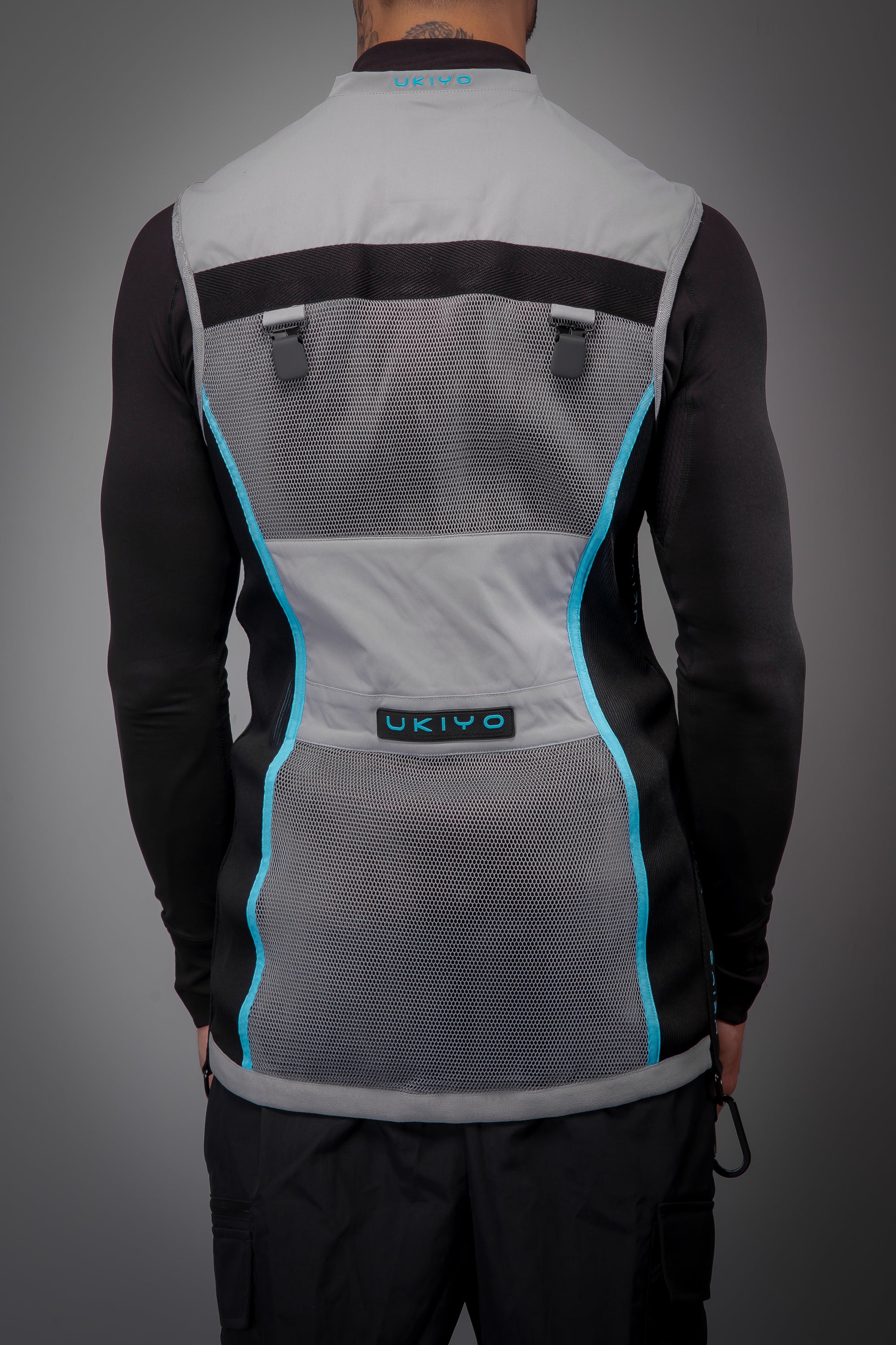 Mens Shooting Vest Grey | UKIYO | Buy Now